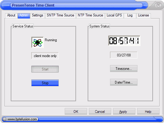PresenTense Time Client